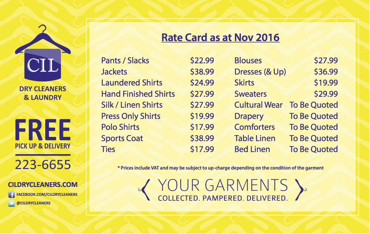 Services Rates CIL Dry Cleaners services-rates-cil-dry-cleaners